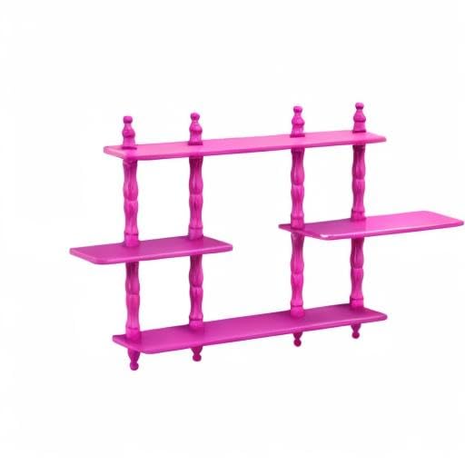 Frenchi Furniture Shelf, Purple