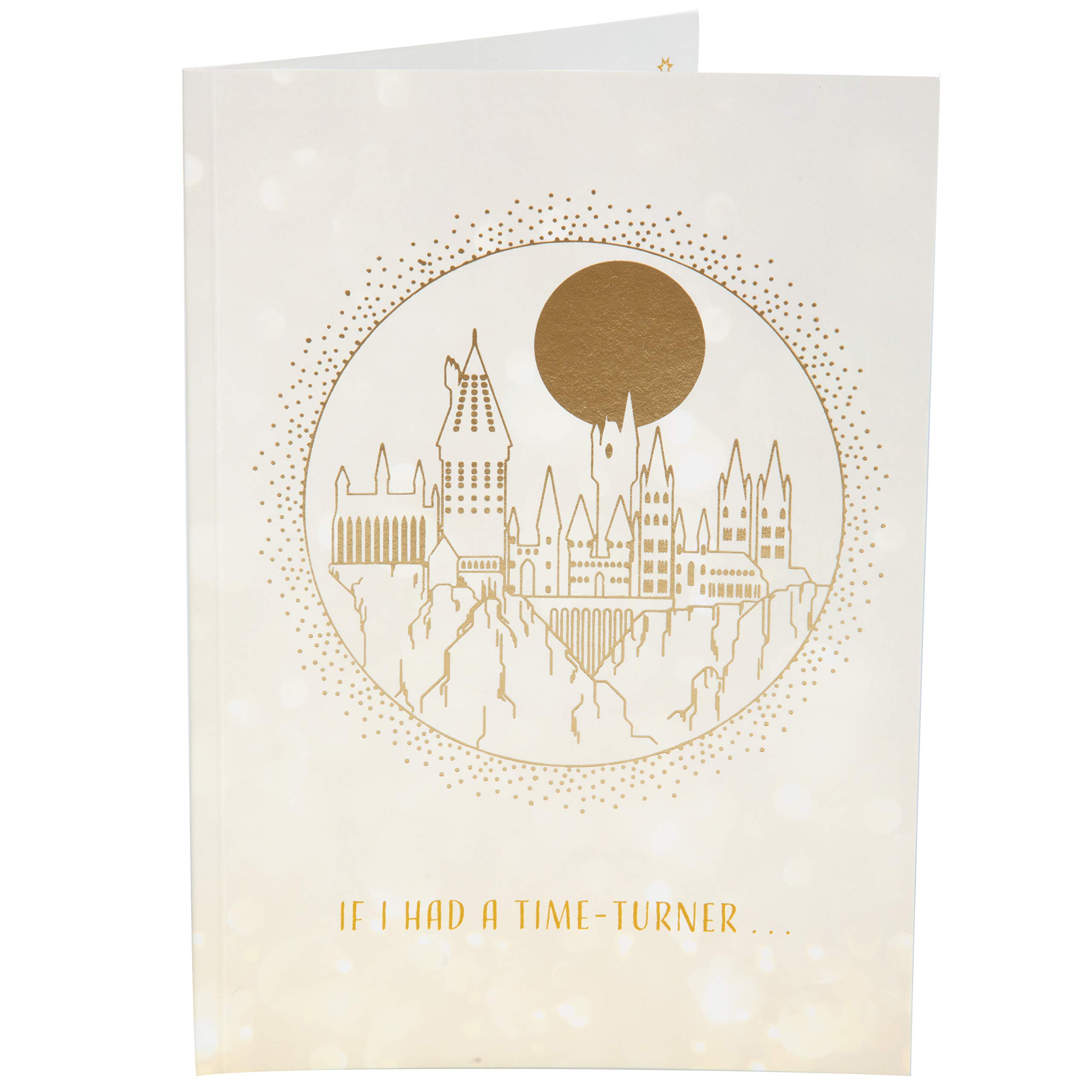 Harry Potter Time Turner Pop-Up Birthday Greeting Card - If I had a Time-Turner, We Could Celebrate Over and Over - Handcrafted Pop Up Card Gift - For Kids, Teens & Adults - 5 x 7