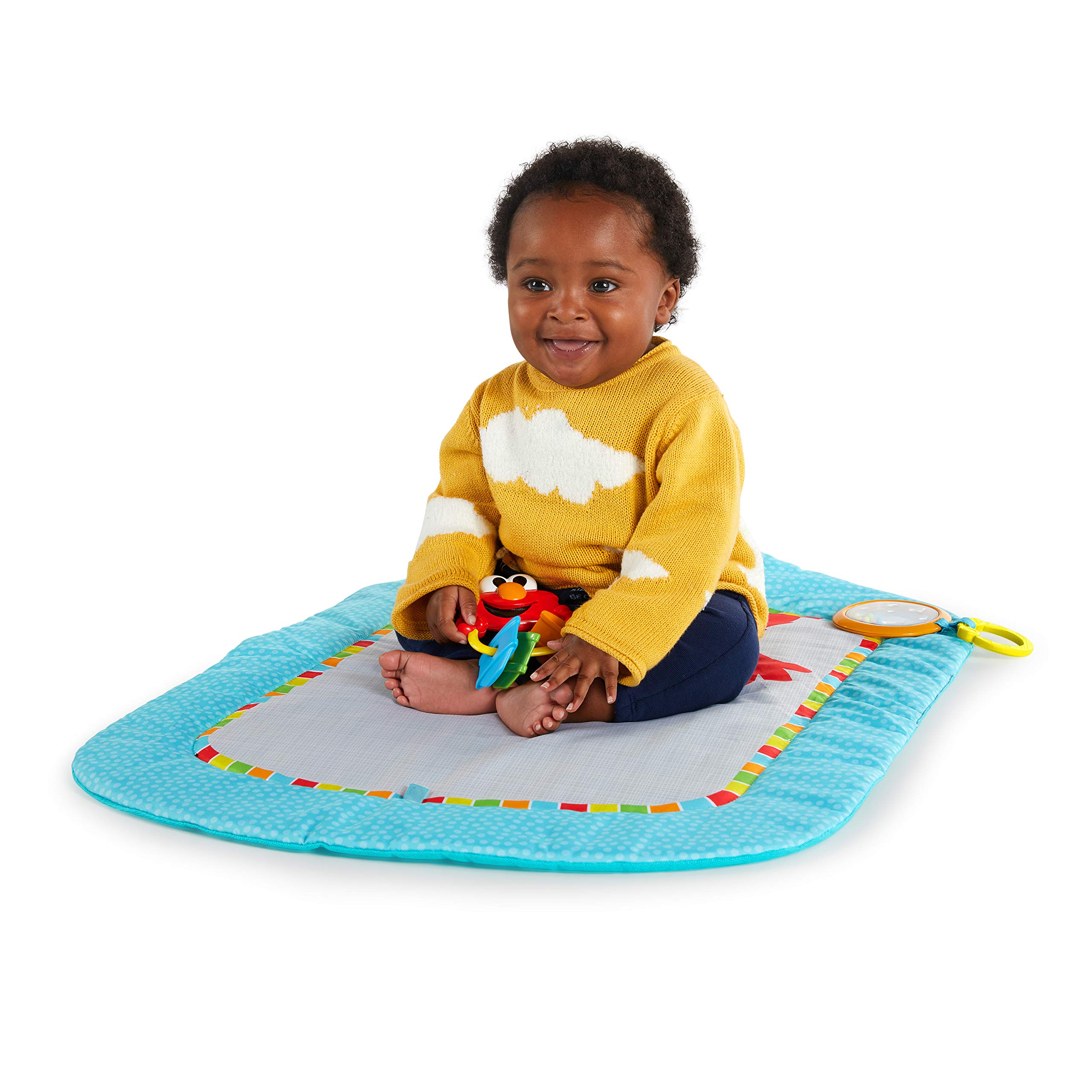 Bright Starts Sesame Street I Spot Elmo! Prop Mat, Ages 0-12 Months