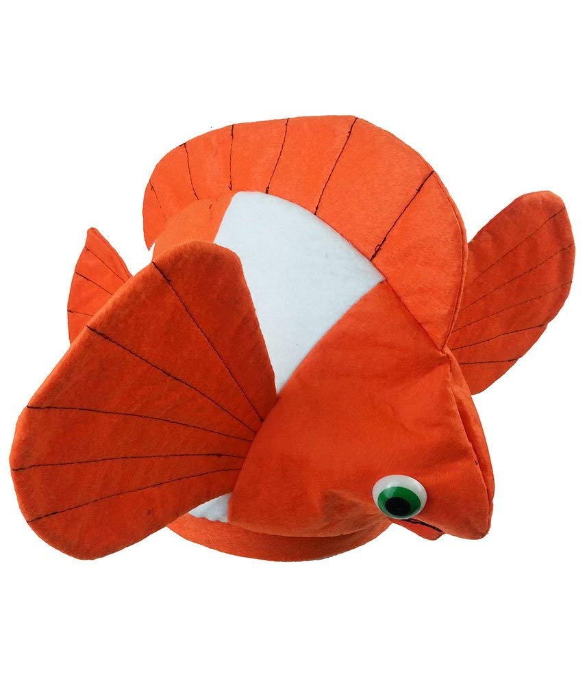 Funny Party Hats Fish Hat - Clown Fish Hat - Ocean Animal Hats - Sea Animal Hats - Costume Hats