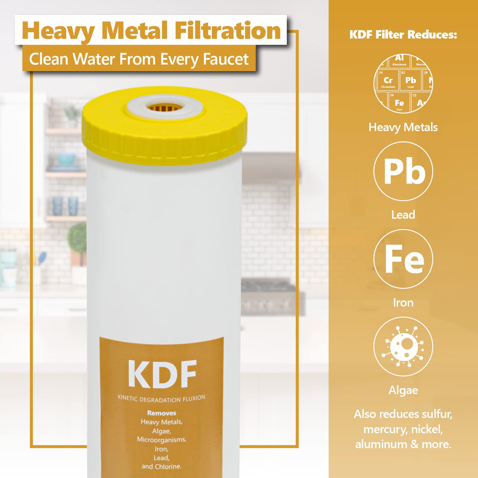 Express Water WH300SCGS Whole House Water Filtration System, Stainless Steel and Express Water Kinetic Degradation Fluxion Replacement Filter