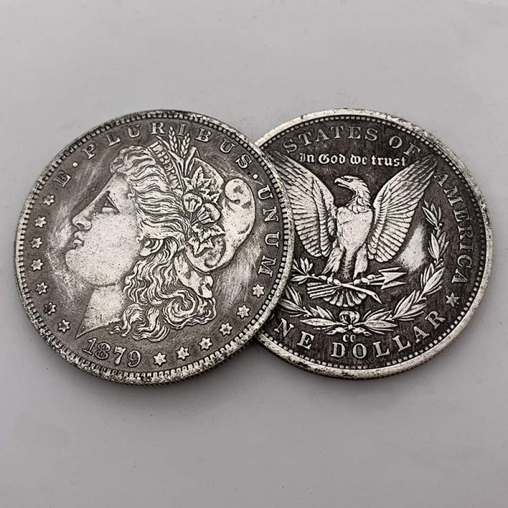 Exquisite Collection of Commemorative Coins 1879 American Silver Coin Morgan Silver Dollar Commemorative Coin Foreign Currency Eagle Yang Long Yang Silver Coin Ancient Coin Copper Silver Coin