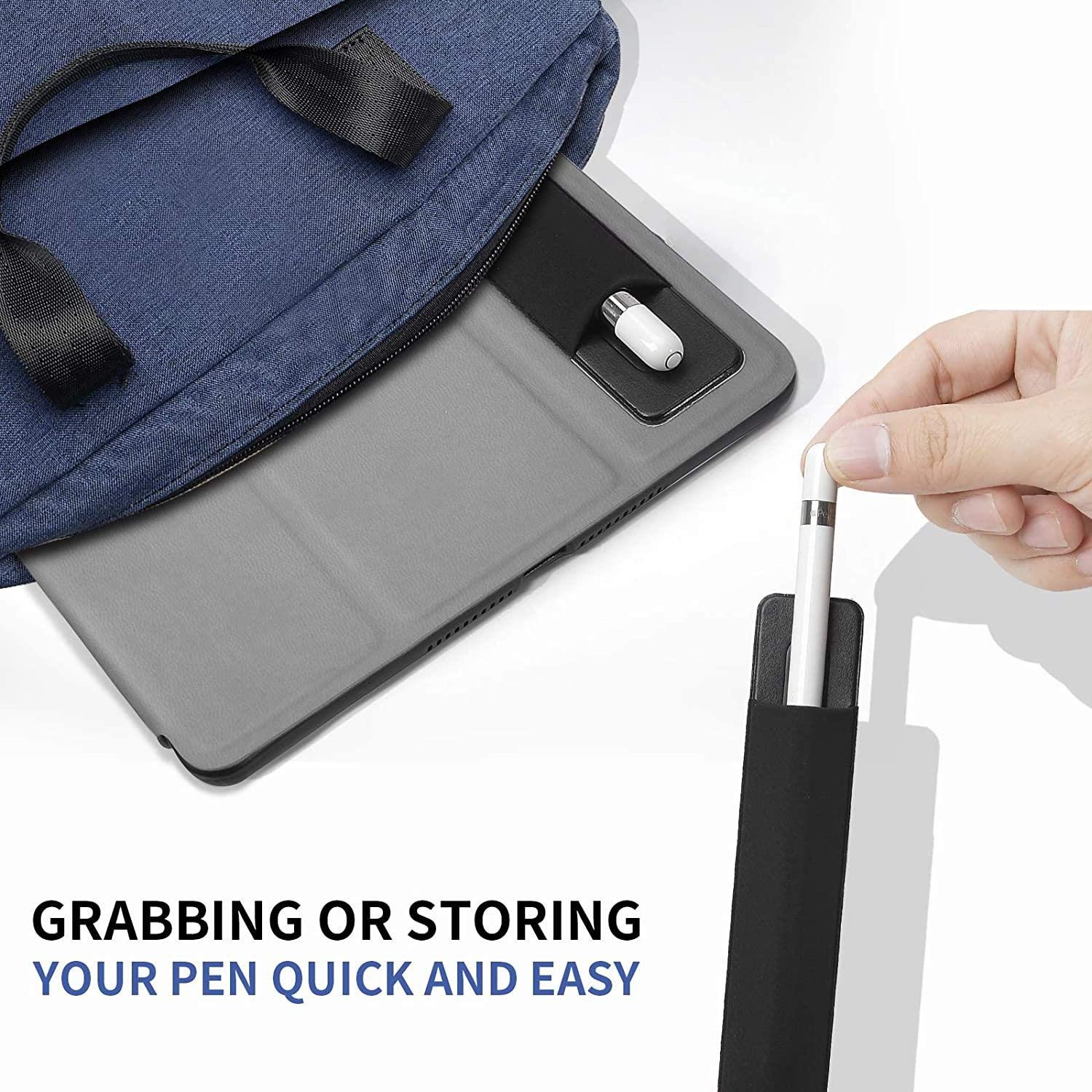 BoxWave Stylus Pouch Compatible with Acer ConceptD 7 Ezel (CC715-72G) - Stylus PortaPouch, Stylus Holder Carrier Portable Self-Adhesive for Acer ConceptD 7 Ezel (CC715-72G) - Jet Black