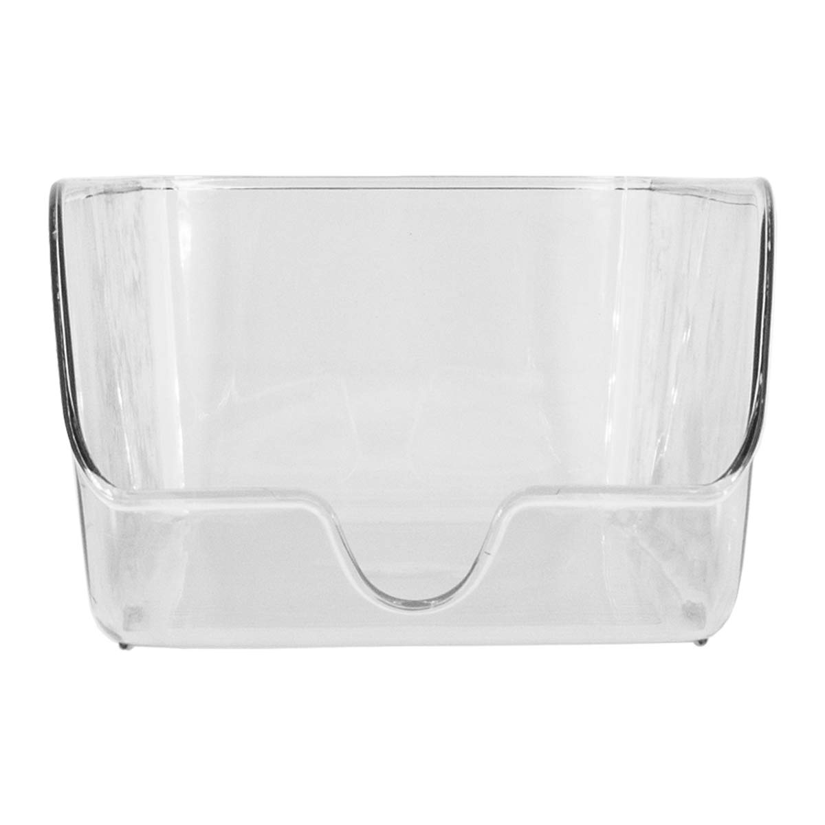 Glad Plastic Refrigerator Organizer Bin β Drink Storage and Beverage Holder for 9 Soda Pop Cans, Clear