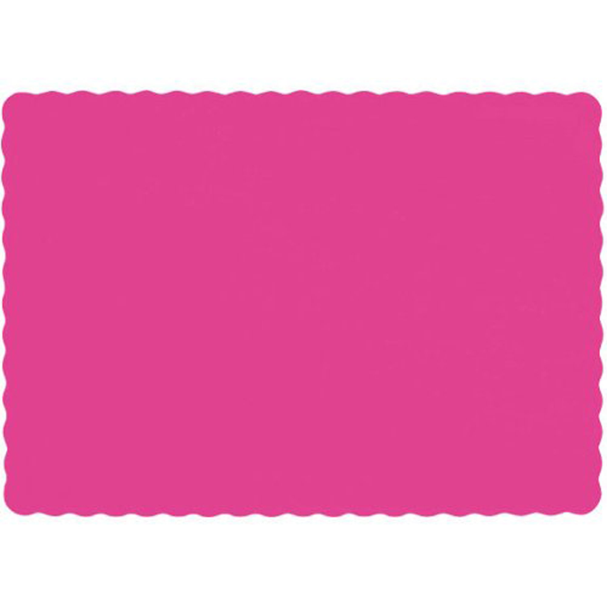 Bright Pink Paper Placemats, 50 Ct. | Party Tableware