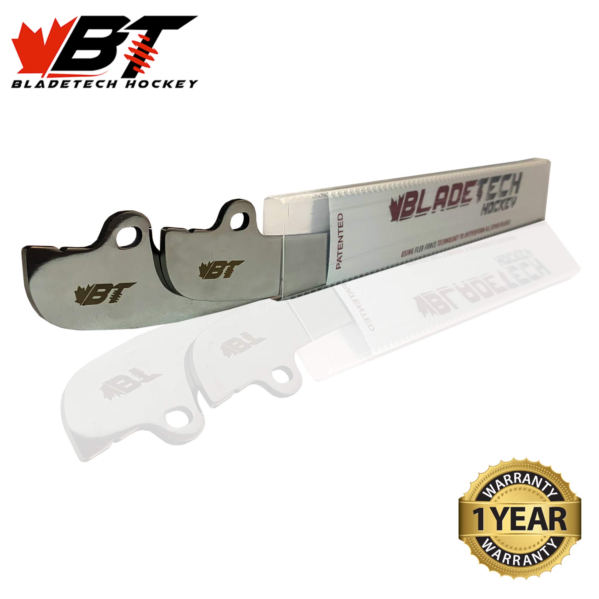 Bladetech Hockey - Replacement Skate Blades for CCM EPRO Holder - Black Armour