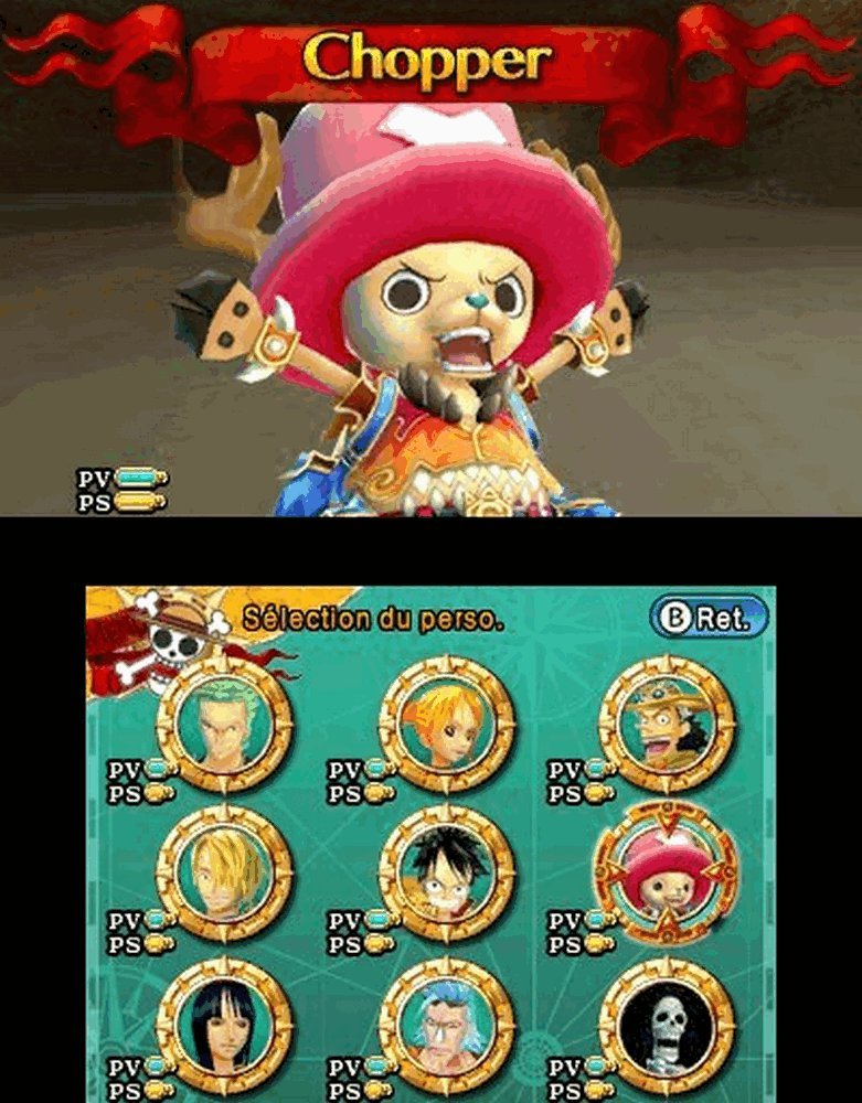NINTENDO ONE PIECE UNLIMITED CRUISE SP 2 3DS