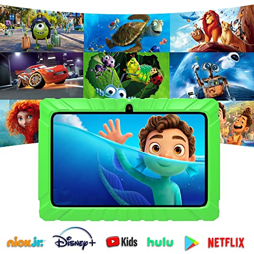 Contixo 7 inch Learning Kids Tablet Bundle - 16GB Storage, Bluetooth, Android, Dual Cameras, Parental Control, Kids Bluetooth Headphone & 32GB microSD Card