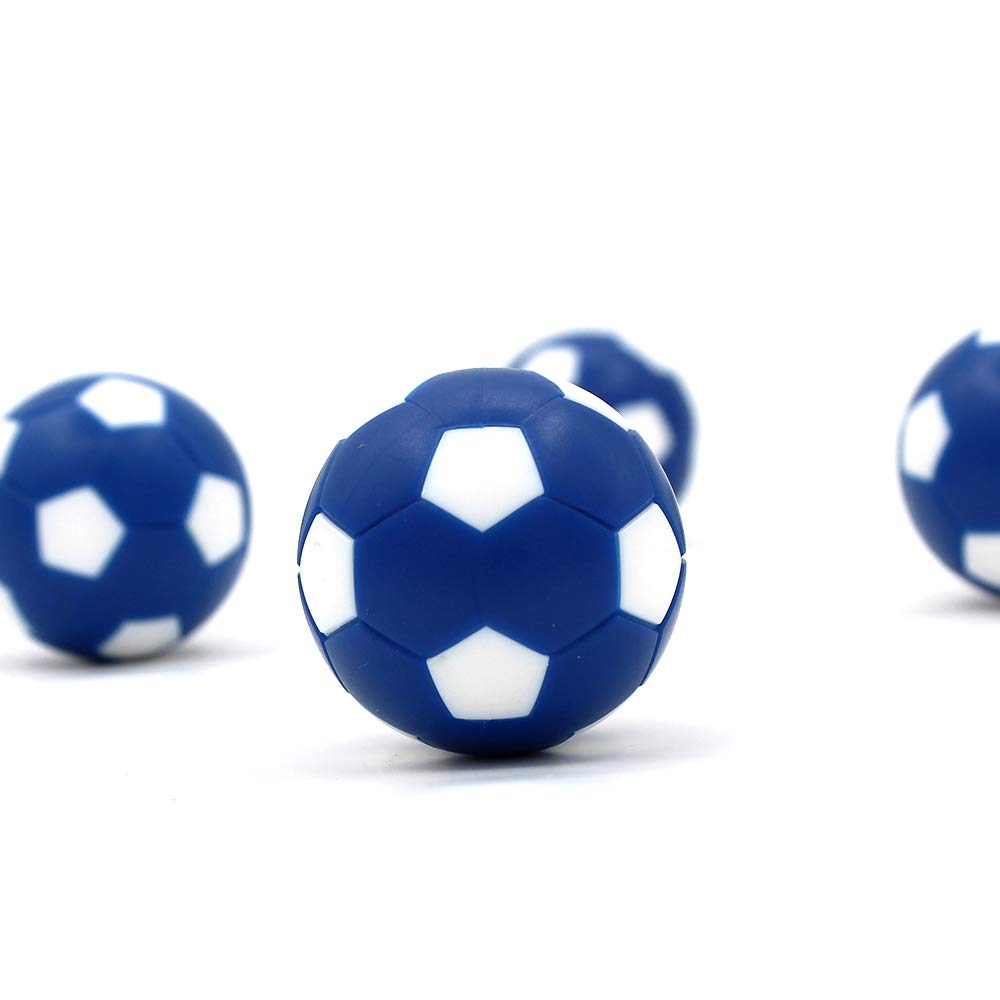 BQSPT Foosball Table Replacement Foosballs,Mini Colorful 36mm Official Tabletop Game Ball - Set of 14 Soccer Balls (14 Pack)