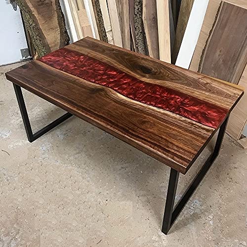 Epoxy Table, Epoxy Resin River Table, Live Edge Wooden Table, Natural Wood,Dining table, Natural Epoxy Table, Resin Table