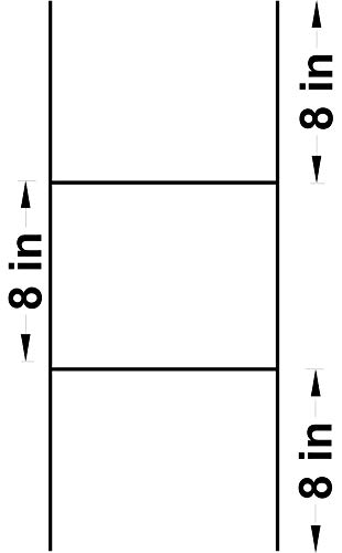 Durable Yard Signs Stake Pack of 100 Metal Stake Double H-Frame 10 inch x 24 inch x 9 Gauge Galvanized Wire Stake Signs Holder, fit 4mm or 5mm Corrugated SignsF