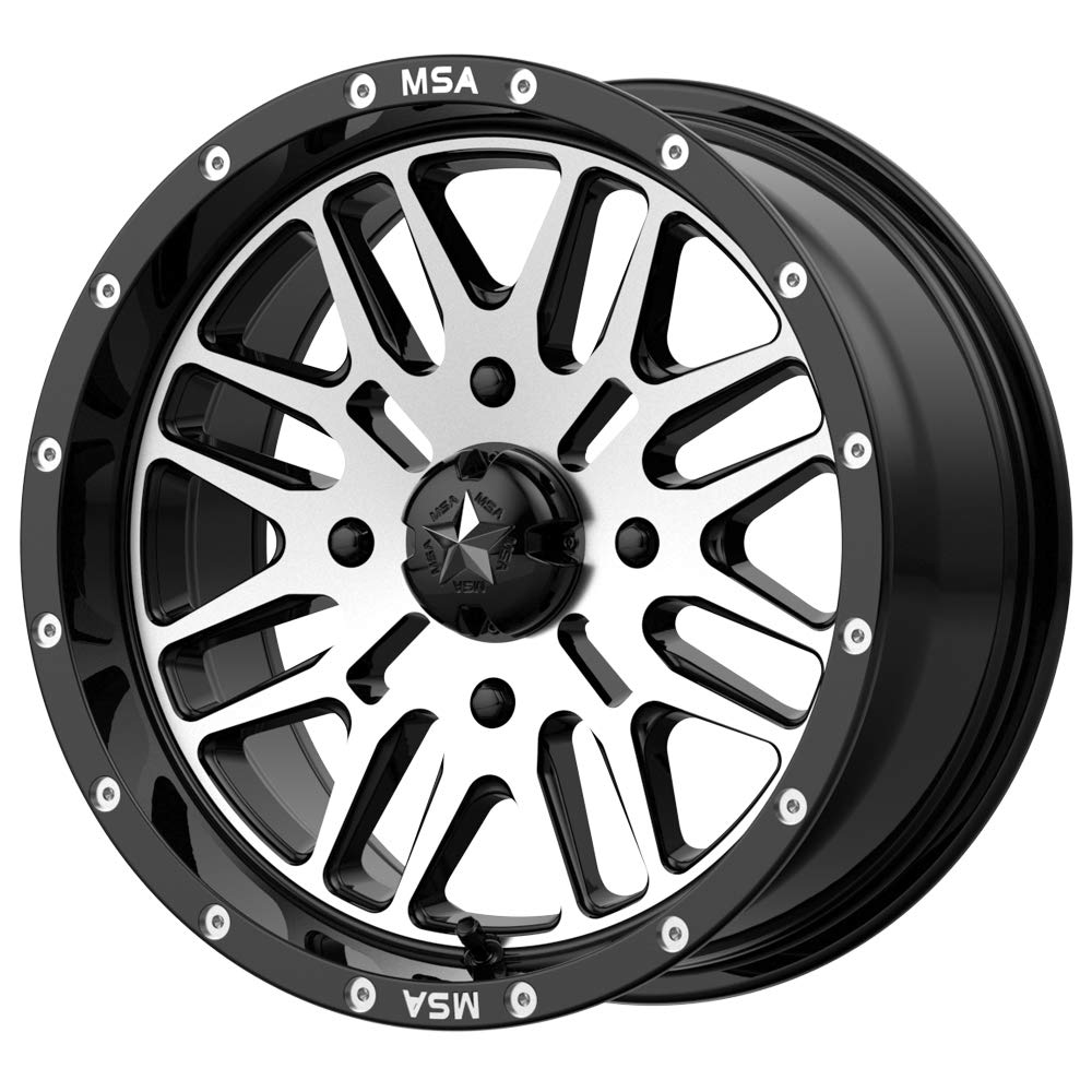 MSA Offroad Wheels MA38 14X7 4X137 G-BLK MACH 10MM - M38-04737