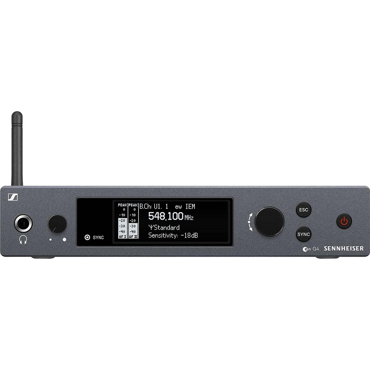 Sennheiser Pro Audio Sennheiser ew IEM G4-Twin-A1 in Ear Monitor System w/ 2 Belt Packs Range (470-516Mhz), Dual Beltpack