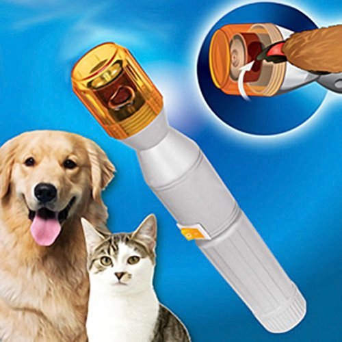 Pedi Paws Dog Nail Grinder by BulbHead - Professional Style Dog Grooming Using Gentle Filing Wheel for Your Pet's Happy Paws