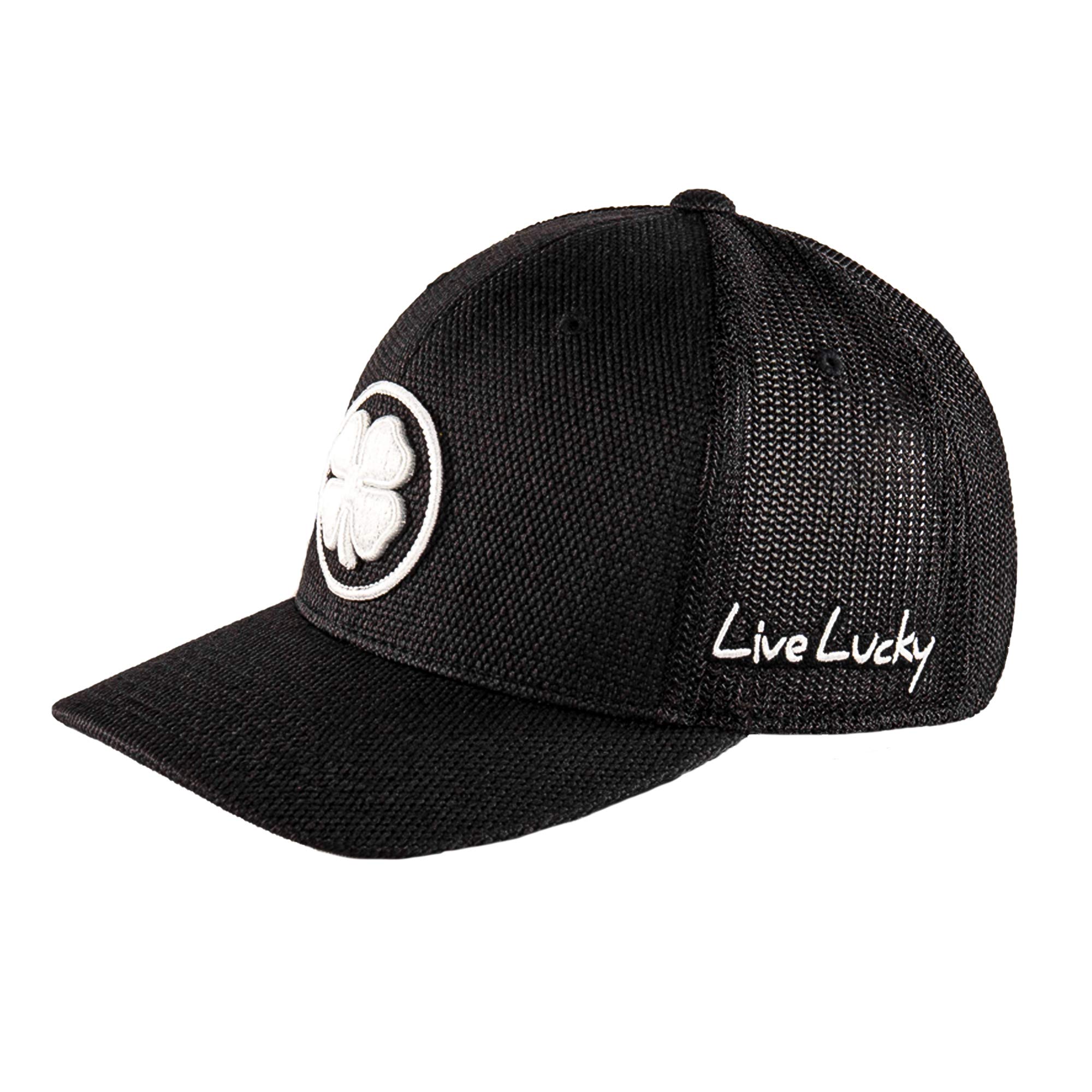 Black Clover Bamboo Adjustable Snapback Hat (White/Black)
