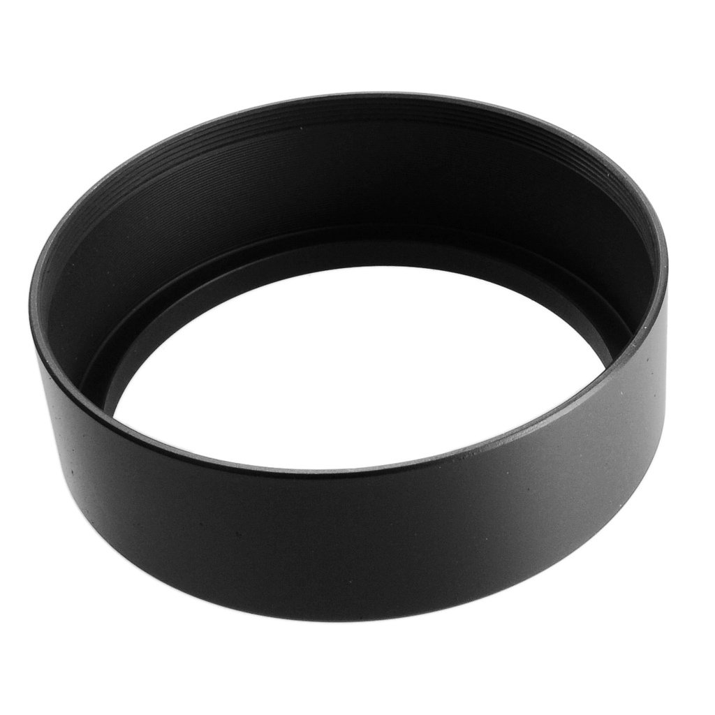 CamDesign Metal Lens Hood Sun Shade Compatible with Panasonic Lumix Fujifilm Olympus Pentax Samsung Sigma Rangefinder Universal Cameras (39mm)