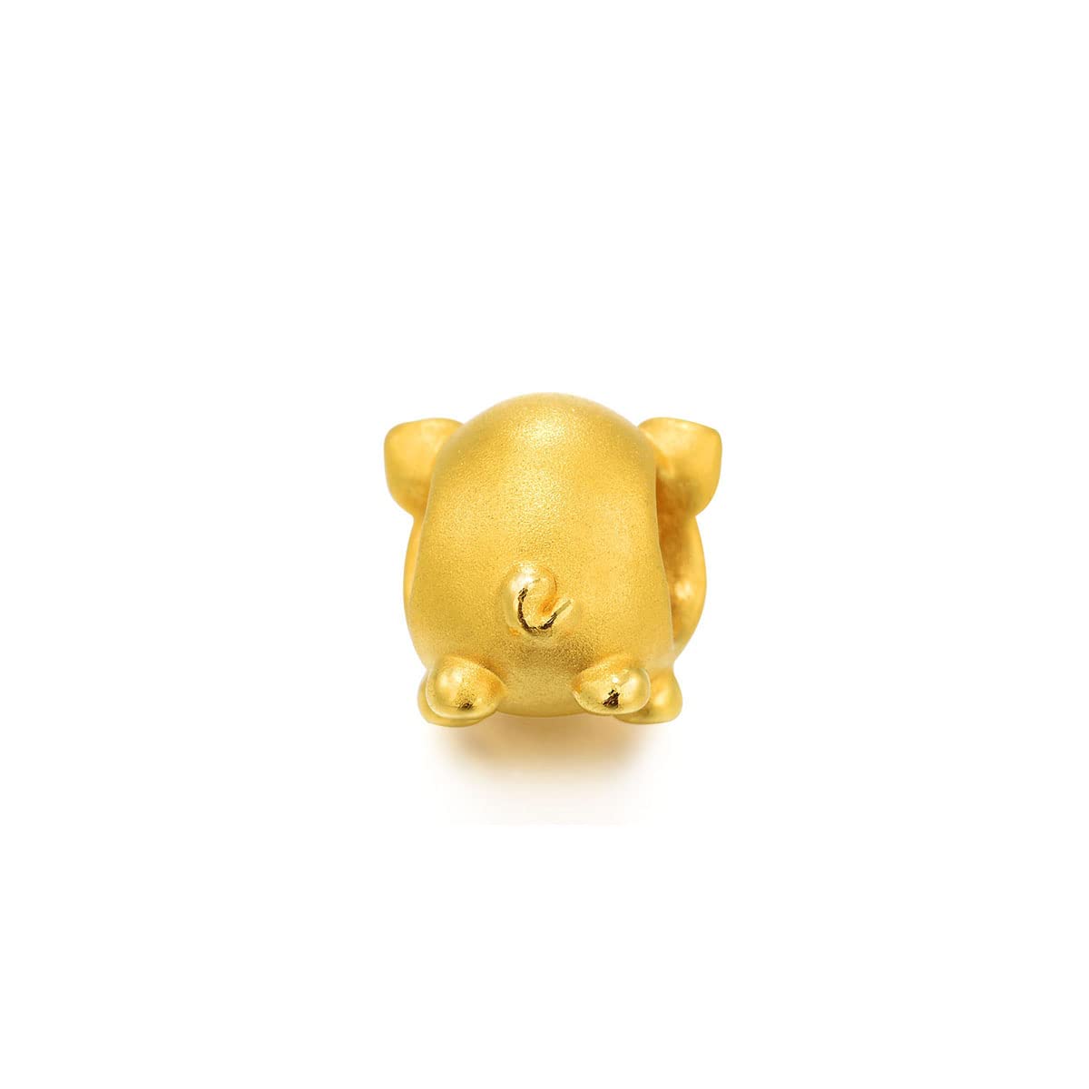 CHOW SANG SANG 999 24K Solid Gold Piglet Charm Bracelet for Women 85611C