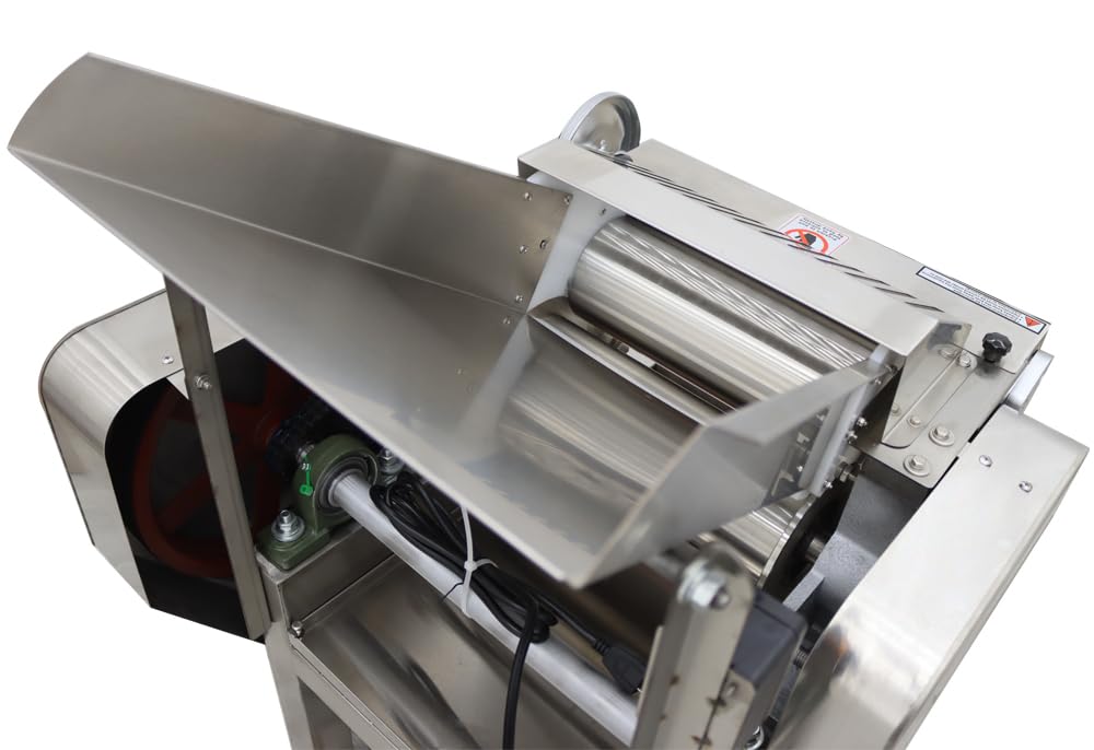 HayWHNKN Commercial Dough Sheeter Pasta Dough Roller Sheeter Machine 11.8inch for Croissant Pastry Puff Pastry Pizza Noodle Bakery Pasta Roller Press Machine 2.2kw 110v 150kg/h
