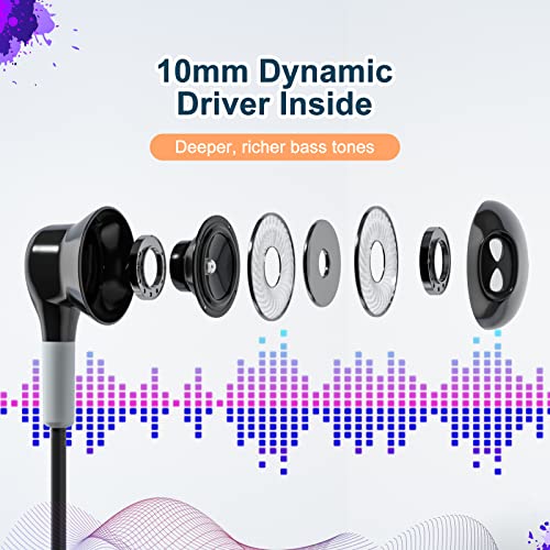 Gsangoo for iPhone Headphones Wired, MFi Certified Lightning Headphones for iPhone 14 13 12 11 Pro Max Earbuds Wired with Microphone Wired Control Magnetic in-Ear Earphones for iPhone SE XR XS 8 Plus
