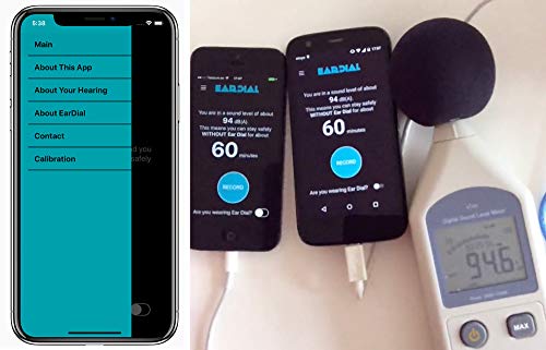 EarDial HiFi Earplugs - Invisible Hearing Protection for Concerts, Music Festivals, Musicians, Motorcycles and other Discreet Comfortable High Fidelity Noise Reduction. With Compact Case and App
