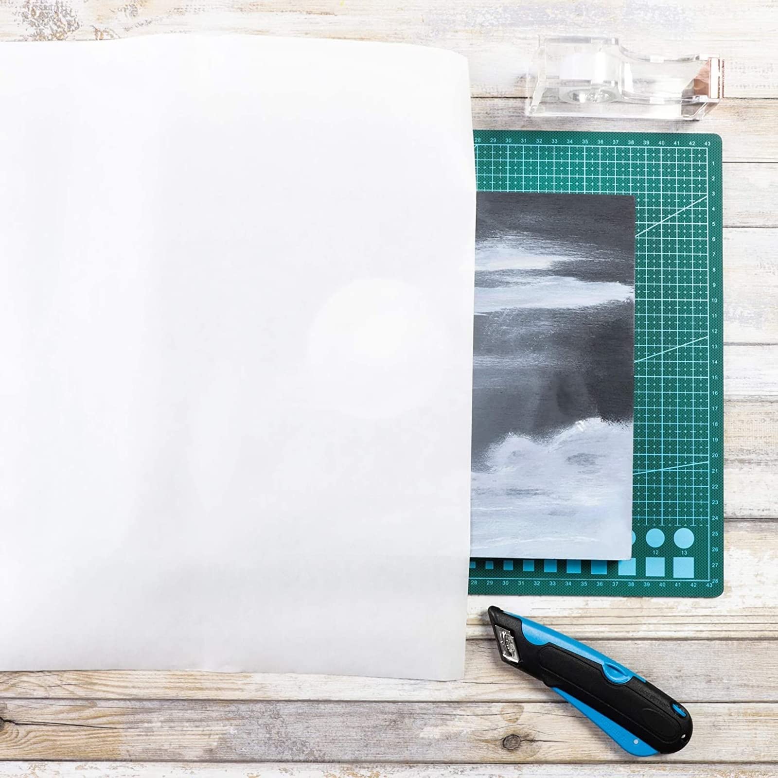 Bright Creations 100 Pack 16 x 20-Inch Glassine Paper Sheets - Pastelmat Achival for Protecting Artwork, Photographs, Documents and DIY Crafts