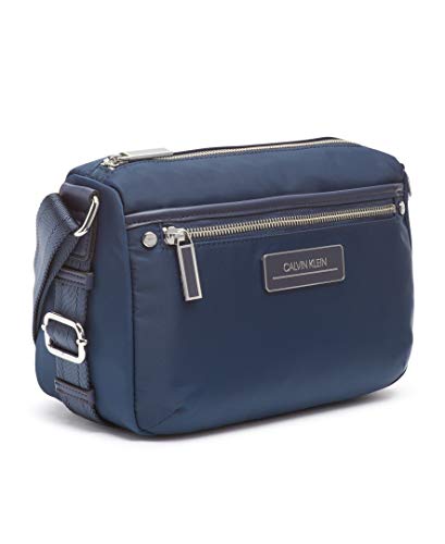 Calvin Klein Sussex Nylon Top Zip Crossbody, Navy
