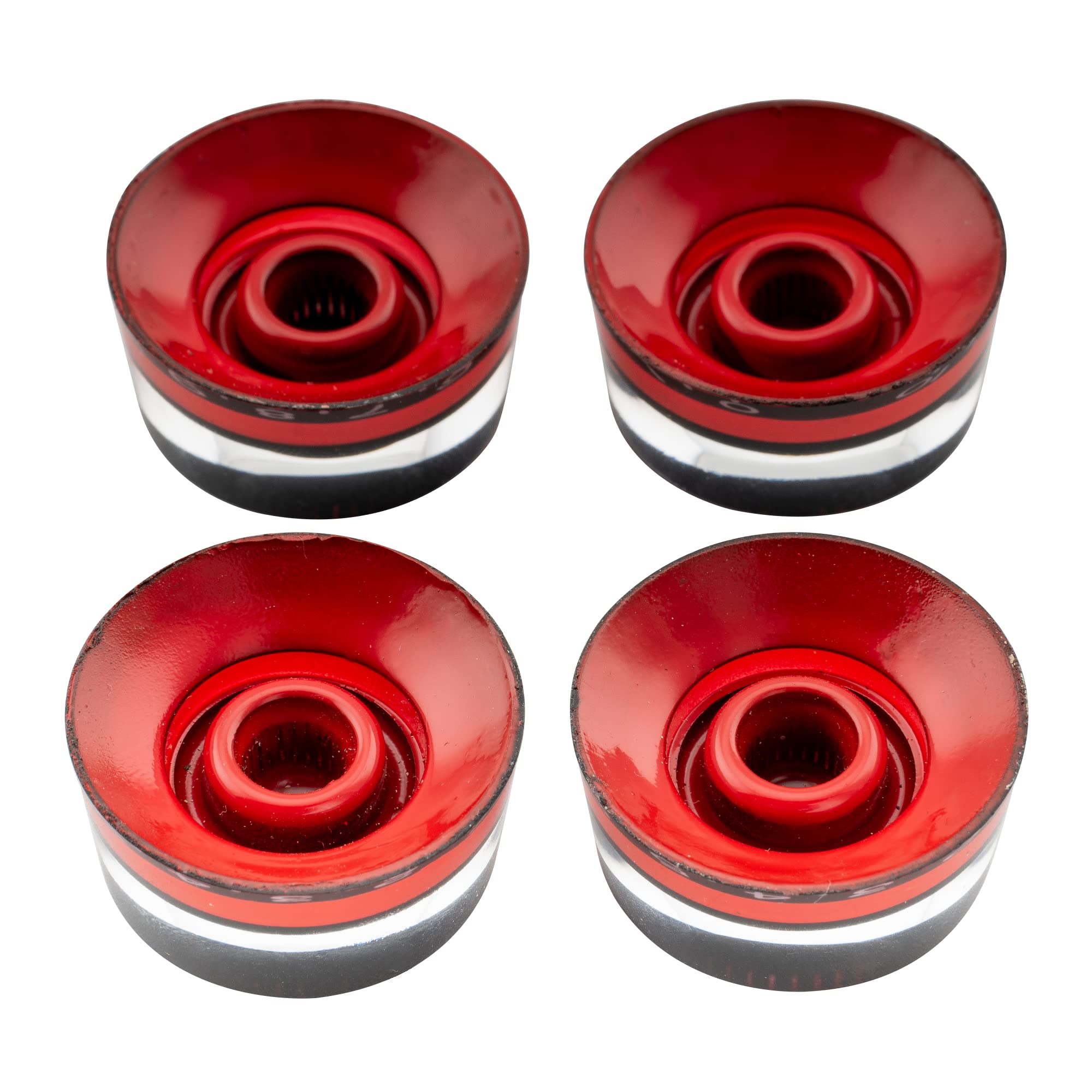 Musiclily Pro Imperial Inch Size Control Speed Knobs for USA Made Les Paul ES Style Electric Guitar, Gold (Set of 4)