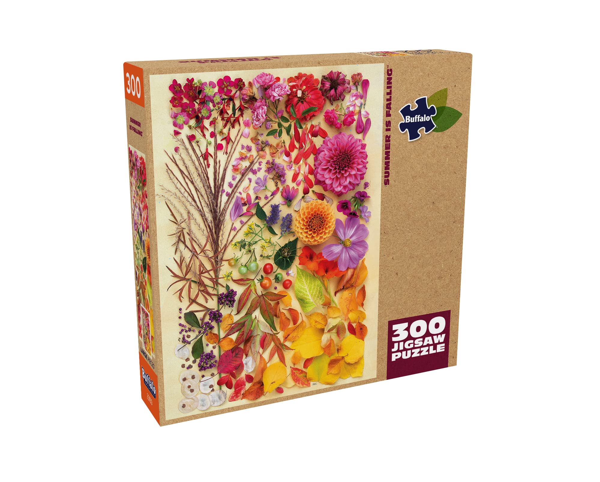 Buffalo Games - Sustainable Collecton - Meghan Crandall - Summer is Falling - 300 Large Piece Jigsaw Puzzle