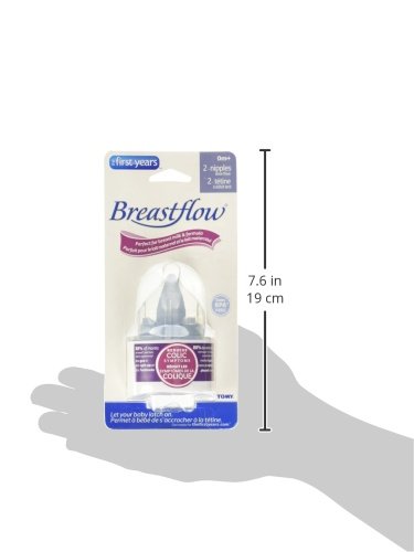 The First Years 2 Pack Breastflow Stage 1 Slow Flow Nipple