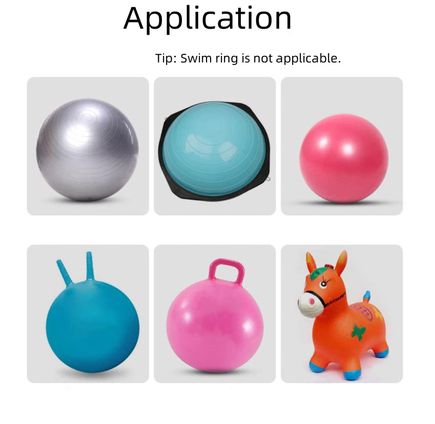 Cafurty 10 Pcs Yoga Ball Plug, Fitness Exercise Sport Ball Replacement kit, Inflatable Bed Pool Air Stopper Plug Pin