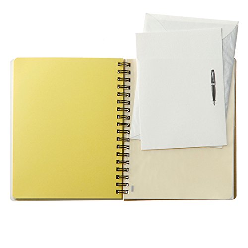 Roruban Memo Pad with the Pocket B6 Grid 70 Pages Cream