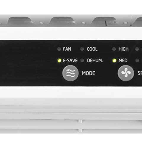 Haier 6,200 BTU Ultra Quiet Window Air Conditioner for Small Rooms and Bedrooms, Control Using Remote, 6K Window AC Unit, Easy Install with Included Kit, White, Energy Star