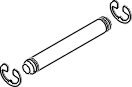 Hinge Pin for Pelton & Crane for Models All LFII, LFIII, LFIIIS & LFIIISE PCP684
