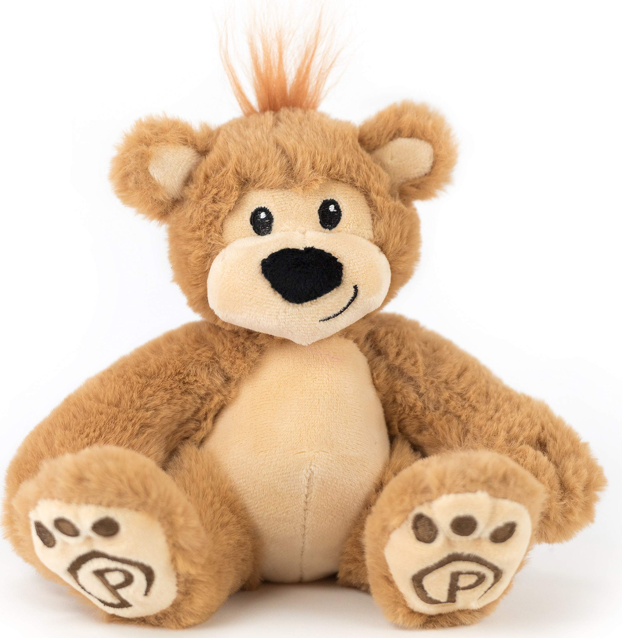 Plushible Pawley The Teddy Bear Stuffed Animal - Plush Stuffed Animal with Embroidered Details - Soft & Snuggly Stuffed Animals for Babies Toddlers & Kids - 10" Plush Teddy Bear - Stuffed Bear Plush