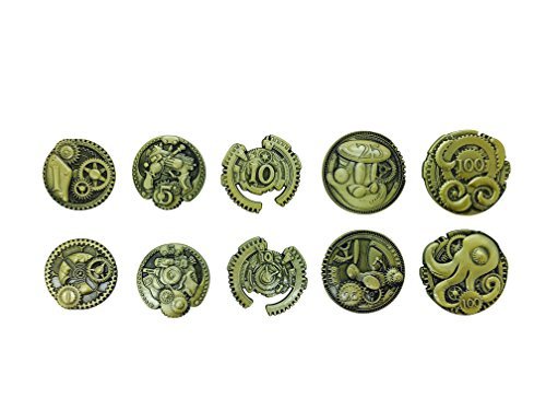 Norse Foundry Adventure (Metal Plated Novelty) Coins Variety Pack (Set of 10) Steampunk Style RPG D&D