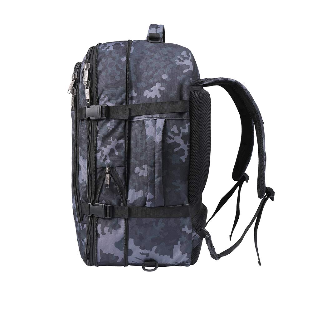 Cabin Max Expandable Travel Backpack Transforms into Shoulder Bag 22x14x9"