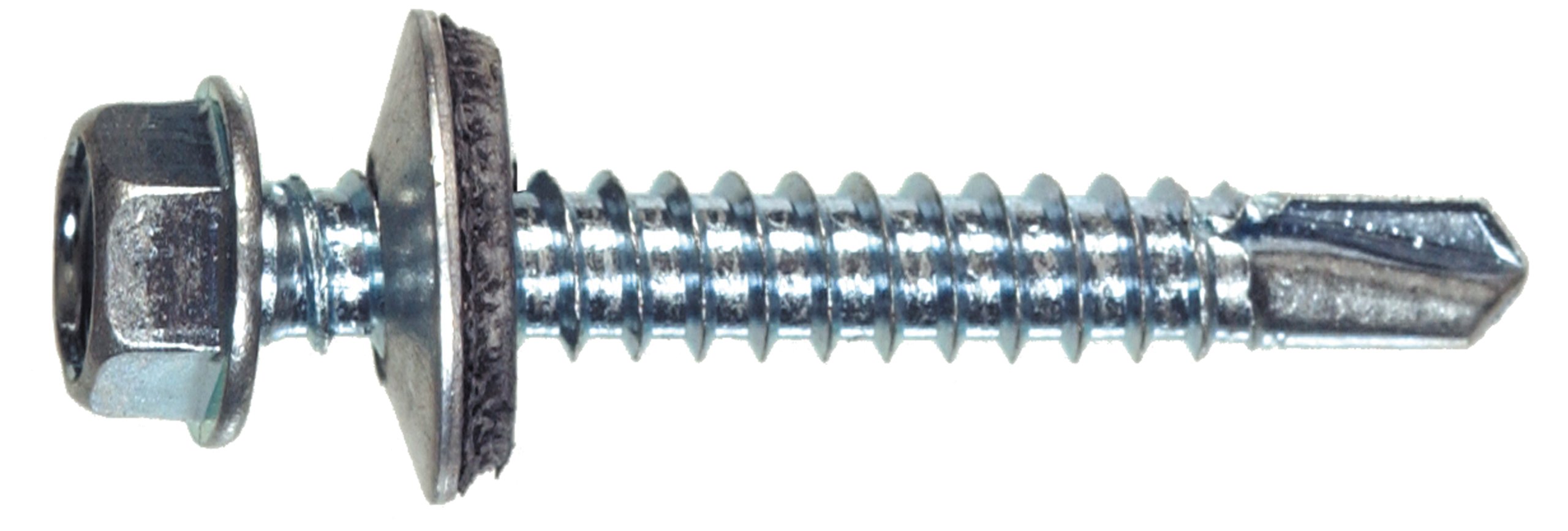 The Hillman Group 47261 12-14 x 1-Inch Hex Washer Head Self Drilling Screw with Washer