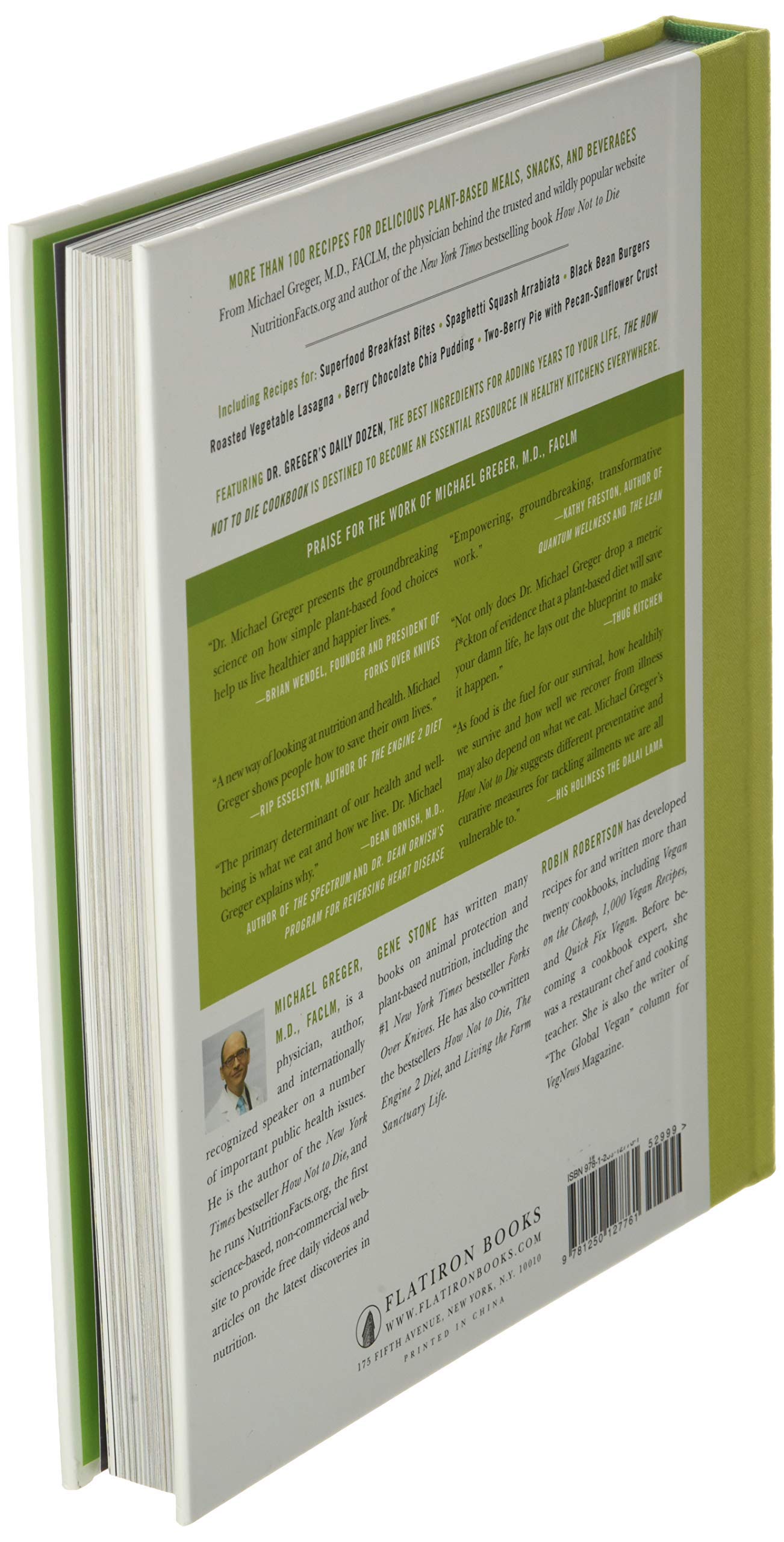 The How Not to Die Cookbook: 100+ Recipes to Help Prevent and Reverse Disease