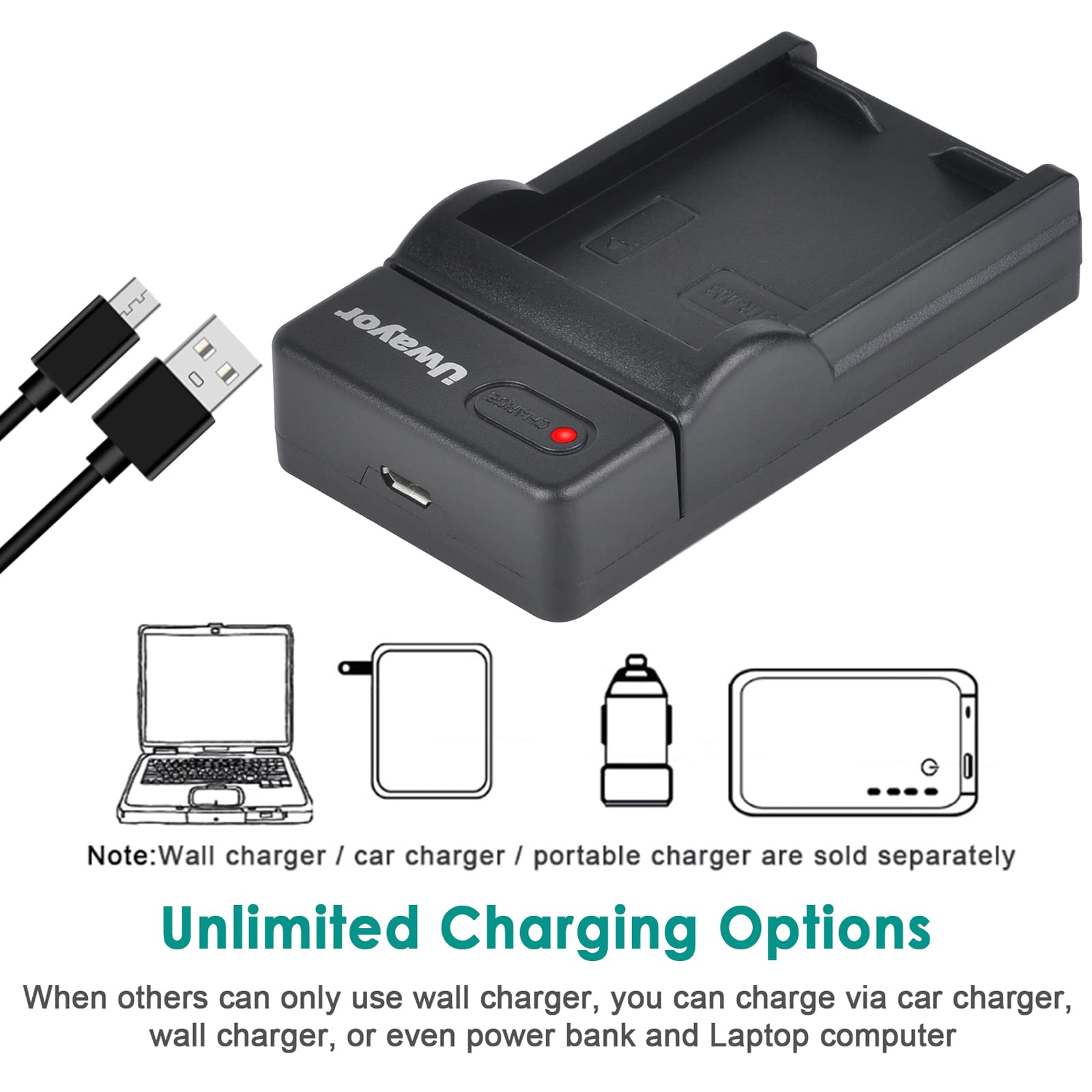 CTR-003 Battery Charger, USB Battery Charger Compatible for Nintendo 3DS 2DS Game Console Battery