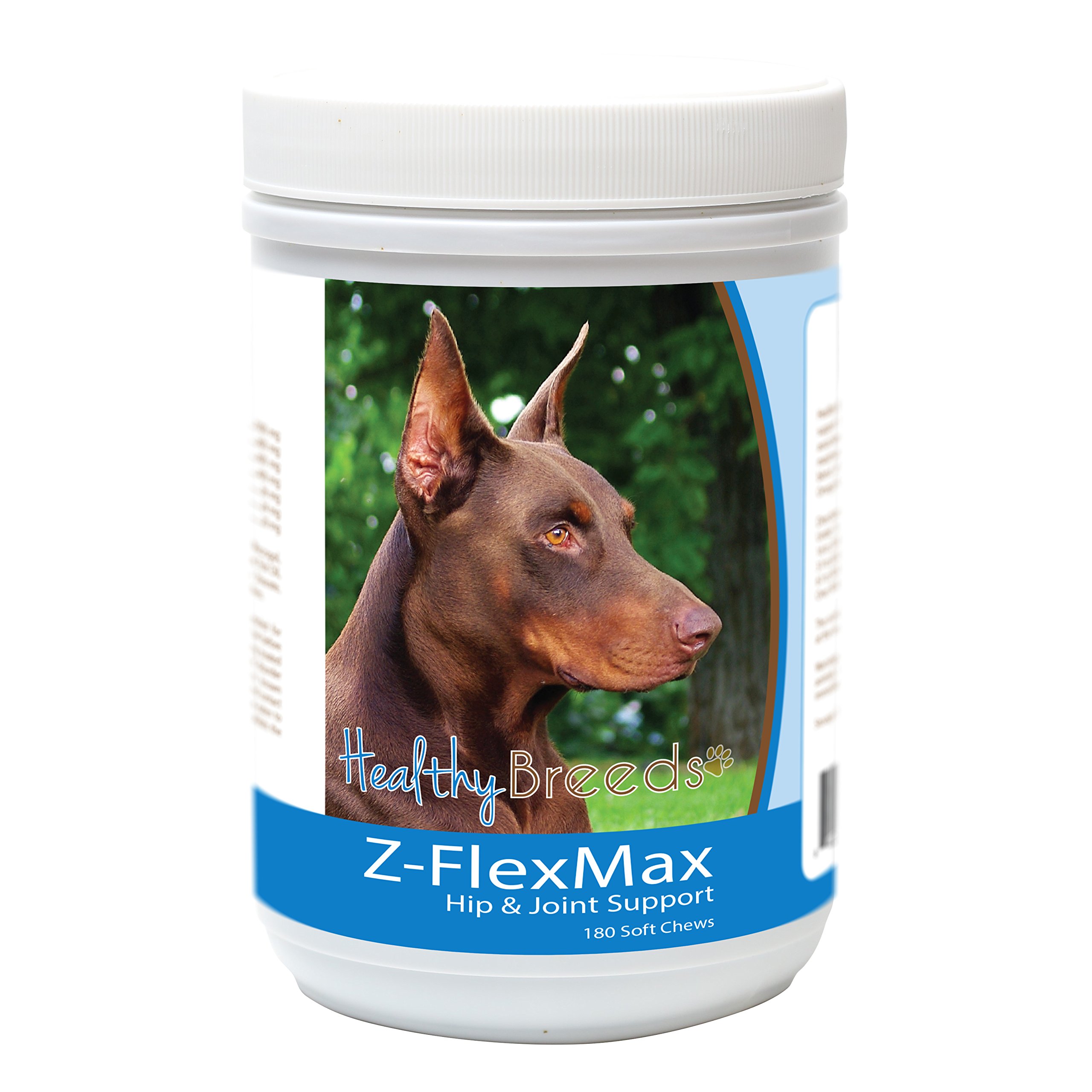 Healthy Breeds Doberman Pinscher Z-Flex Max Dog Hip and Joint Support 180 Count
