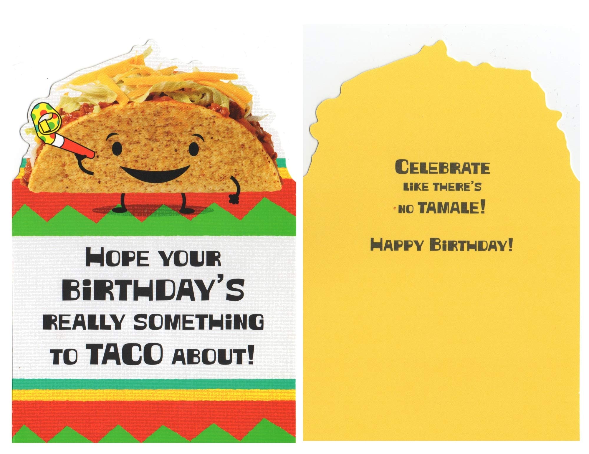 Heartline by Hallmark Funny Happy Birthday Card (Taco About)