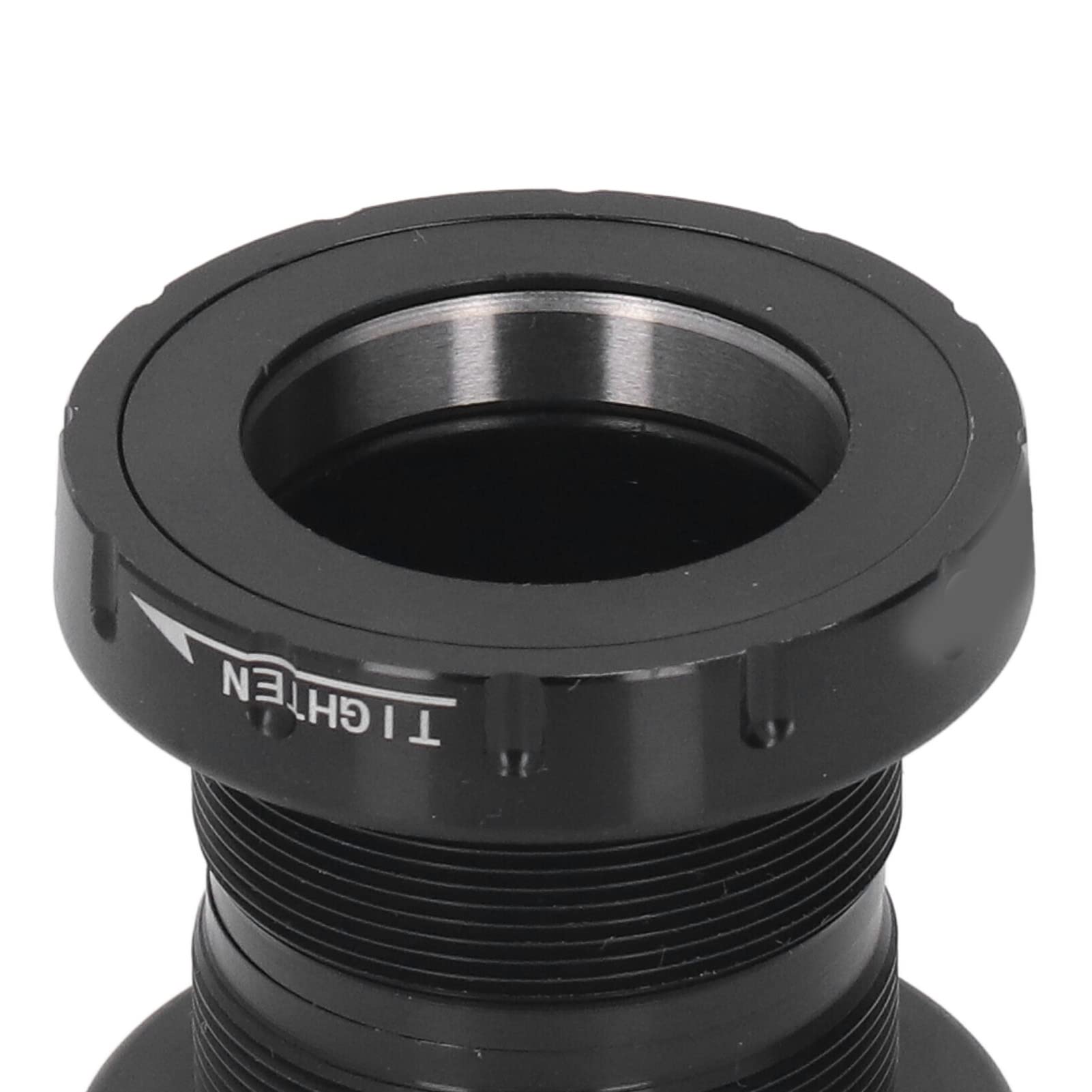 DAUERHAFT Mountain Bike Center Shaft, Exquisite Aluminum Alloy Lightweight Bike Threaded Bottom Bracket for Road Bikes