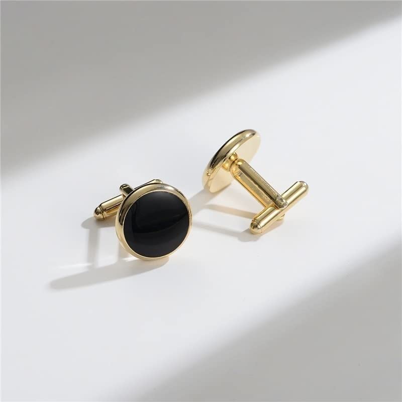 CCBUY Wedding Cufflinks Tuxedo Studs Set for Men Accessories 1Pair and 6 Pieces Husband's Shirt Gift