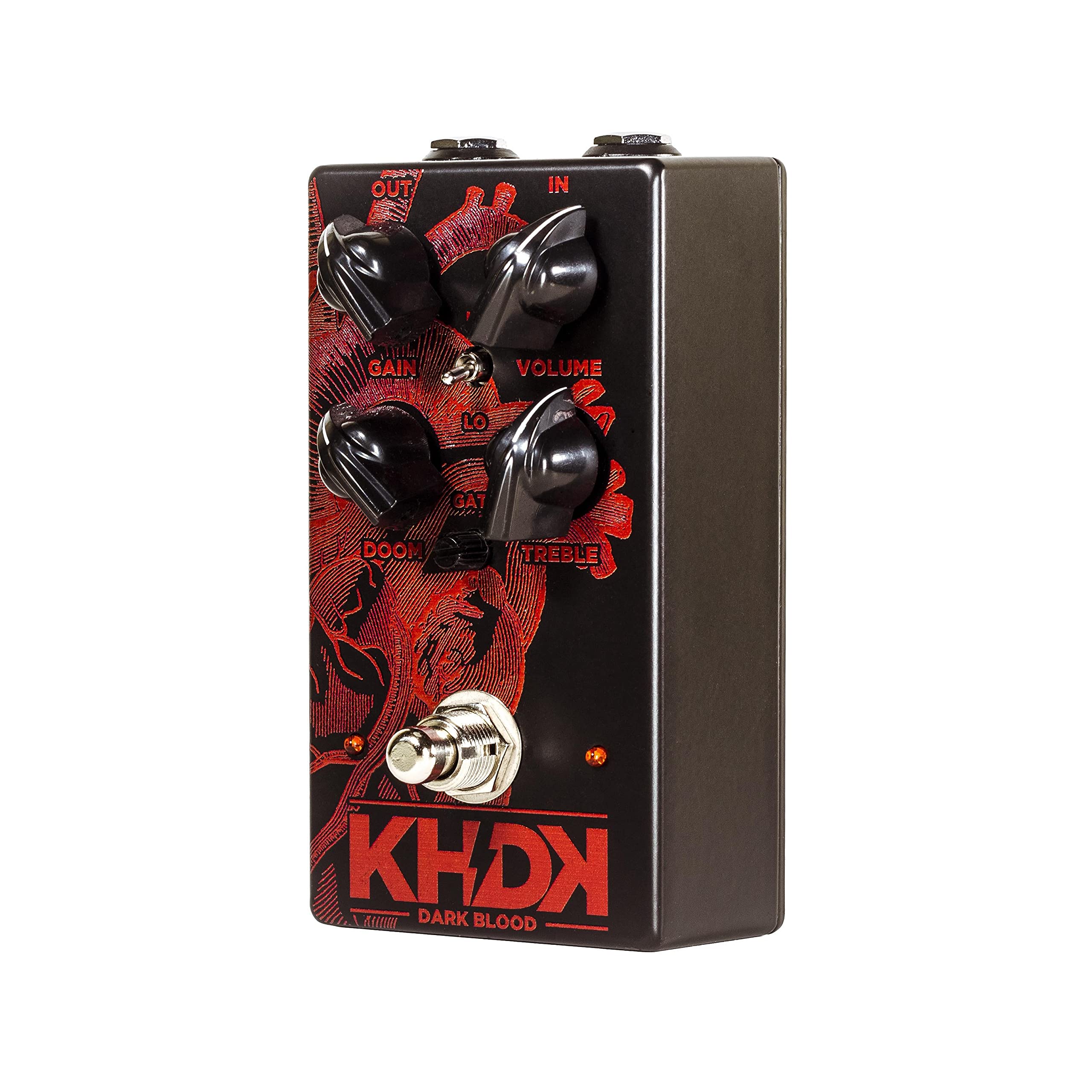 KHDK Dark Blood KHDK's Evil Pedal, Dark Blood, Delivers Evil, Merciless Amp Distortion