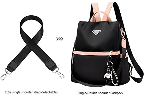 go-done Small Nylon Women Backpack Purse Anti-theft Fashion Travel Shoulder Bag,Ladies Single Shoulder Bag,Mini Backpack
