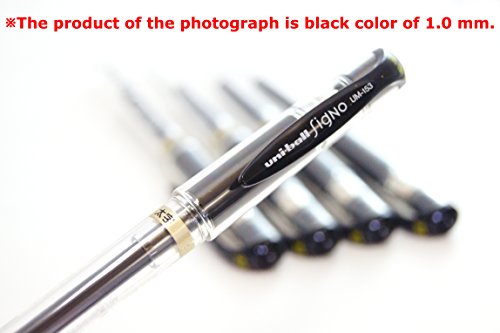 Uni-ball Signo Capped Gel Ink Pen, UM-153, Bold Point 1.0mm, White, Gold, Silver, 3 Colors, Sticky notes Value Set