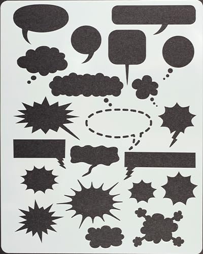 Blank Comic Book (with bonus stencil and blank cover!)