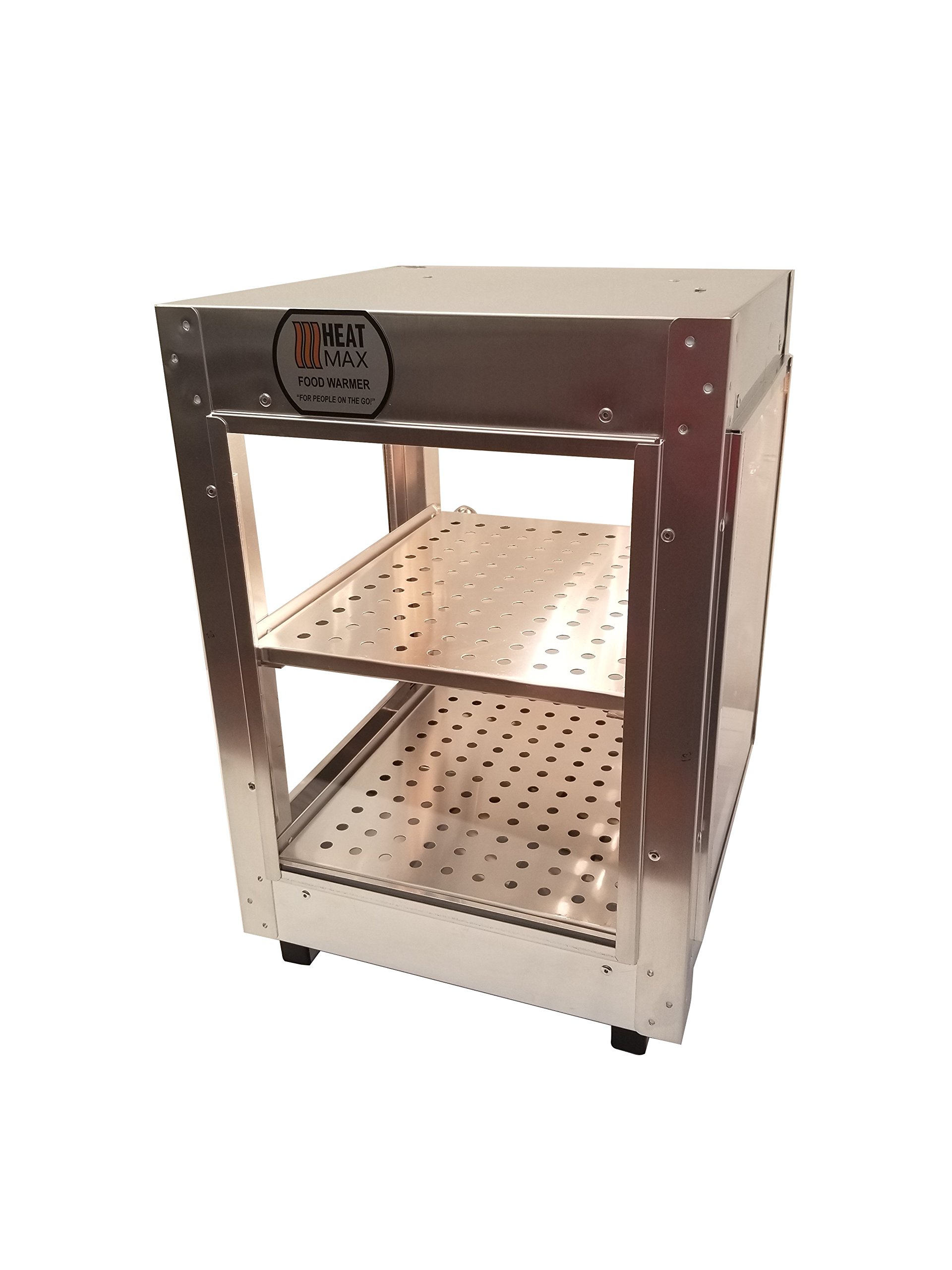 HeatMax Commercial Food Warmer Pizza Pastry Hot Countertop Display Case 14x14x20
