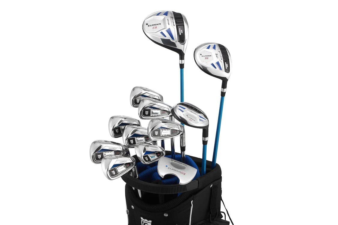 Brosnan Golf Mens Eureka S8 Package Club Set [Hand: Right] [Length: 1 Inch LTS]