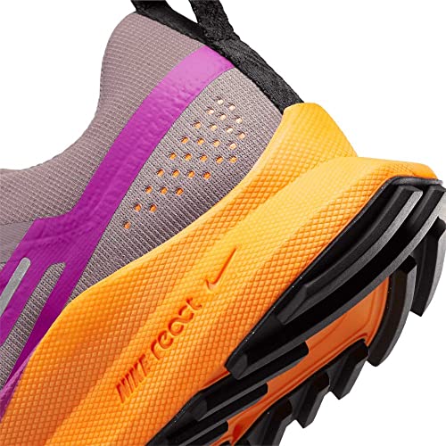 Nike Women's React Pegasus Trail 4 Running Shoes (Purple Smoke/Vivid Purple, us_Footwear_Size_System, Adult, Women, Numeric, Medium, Numeric_8)